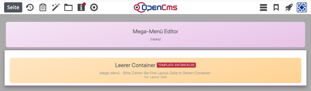 Mega menu